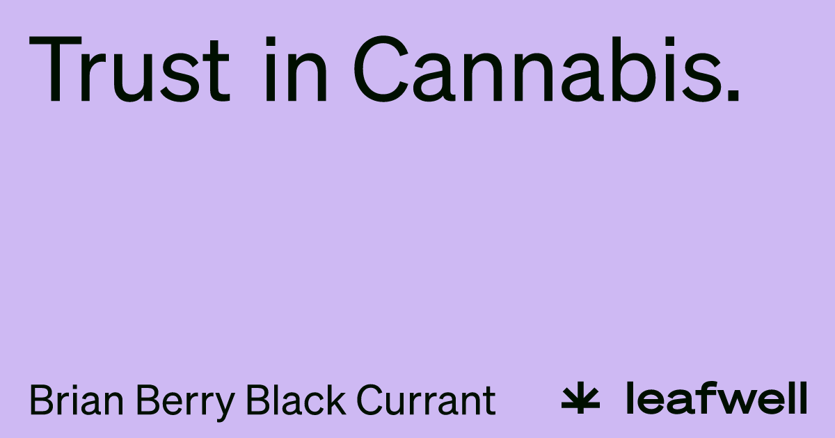Brian Berry Black Currant, AKA Brian Berry Cough Black Currant